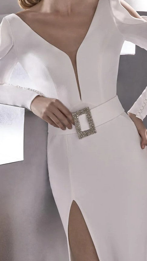 Rocket Belt by Atelier Pronovias – Luxe Bridal Sash with Jewel Buckle ...